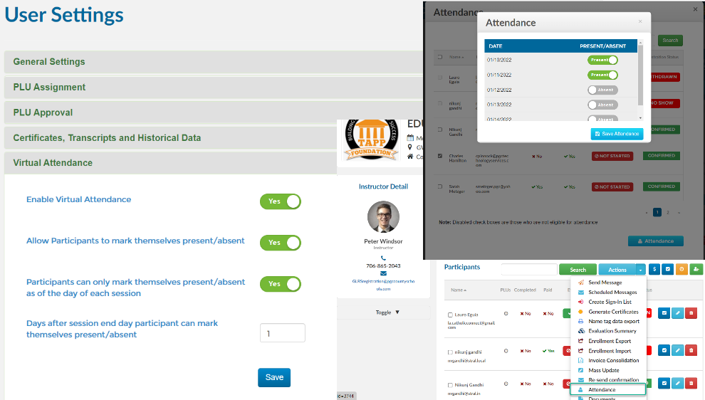 Virtual Attendance - Ascriptica